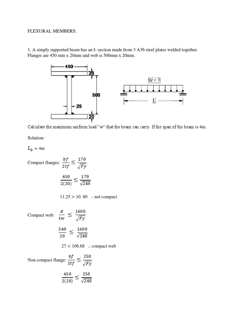 Flexural Members | PDF | Bending | Classical Mechanics