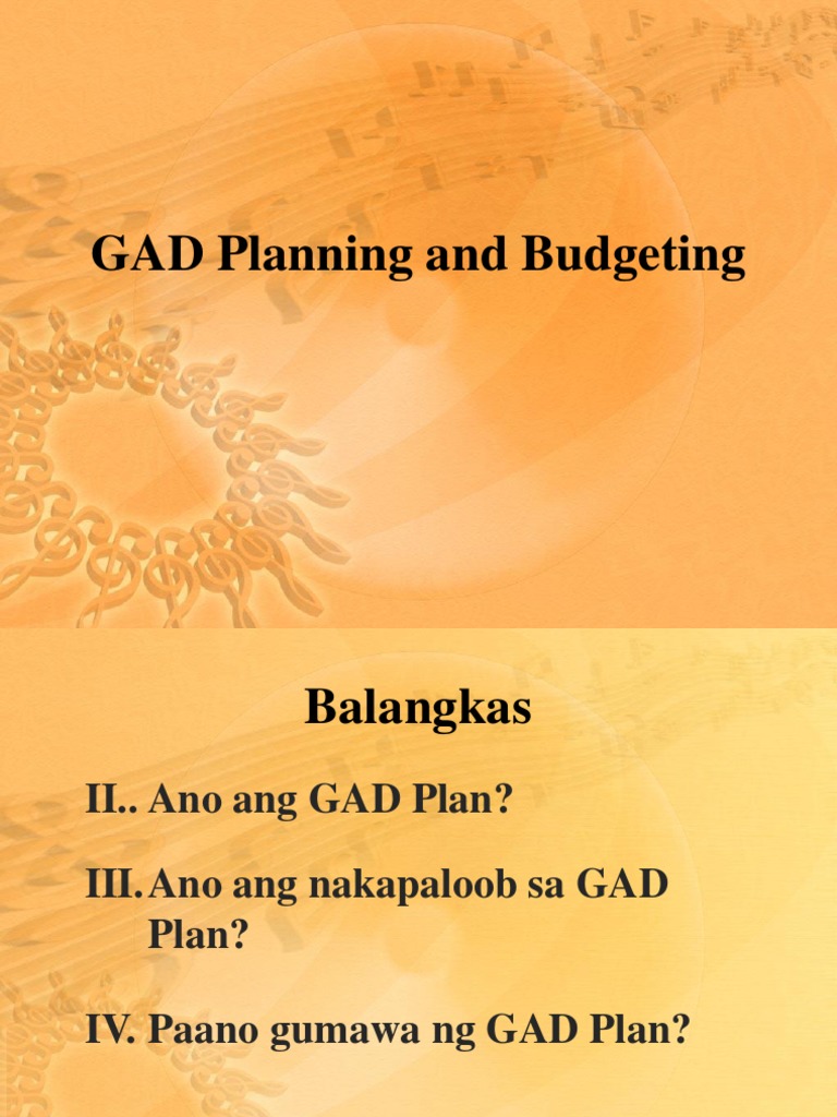 GAD Planning and Budgeting For Training of Set 7 MLs | PDF