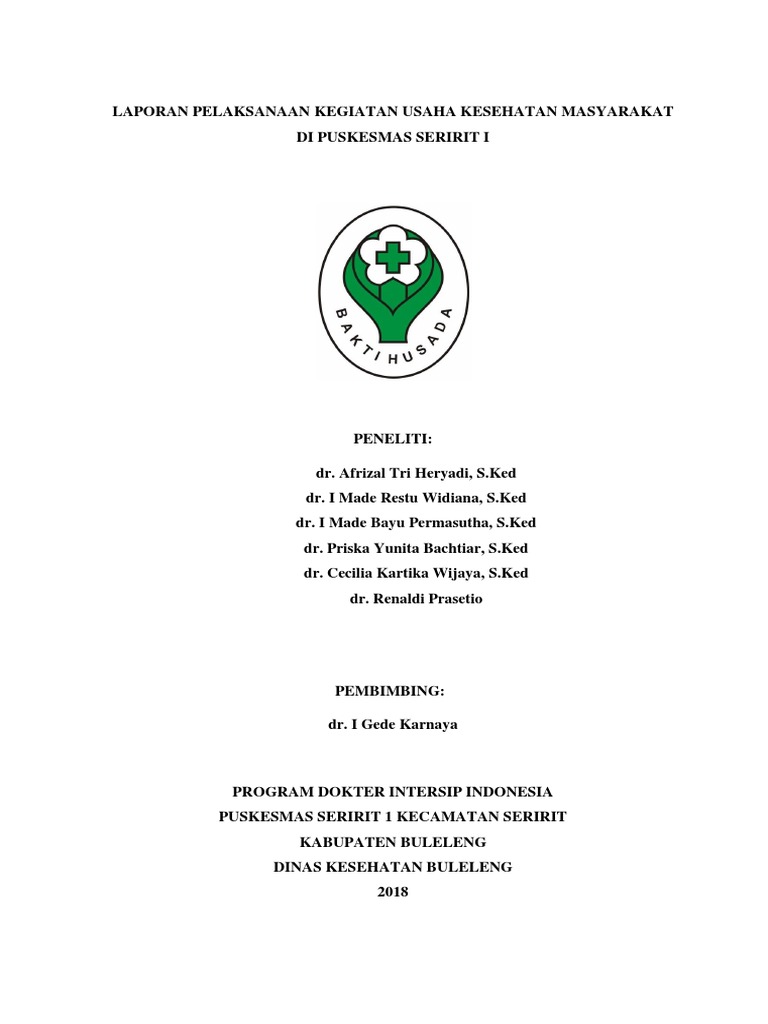 Cover Laporan Ukm | PDF