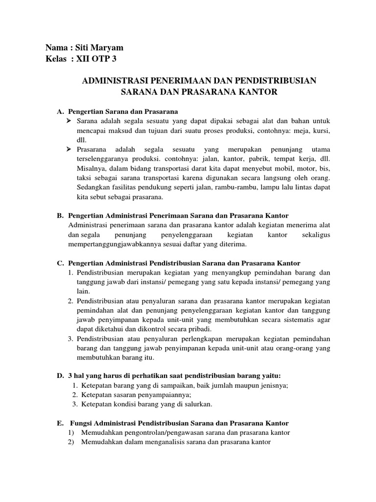 Administrasi Penerimaan Dan Pendistribusian | PDF Administrasi Penerimaan Dan Pendistribusian | PDF