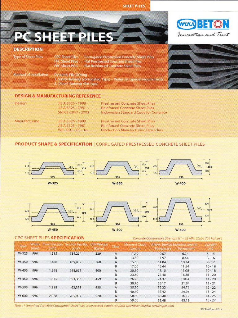Sheet Pile | PDF | Building | Building Technology