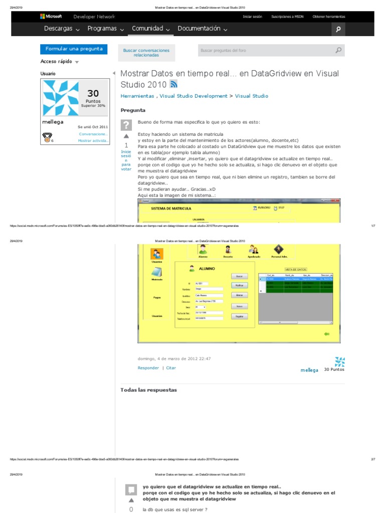 CONEXION Visual Studio 2010 y SQL Server 2008 | PDF | Servidor SQL de Microsoft | Active X Data ...