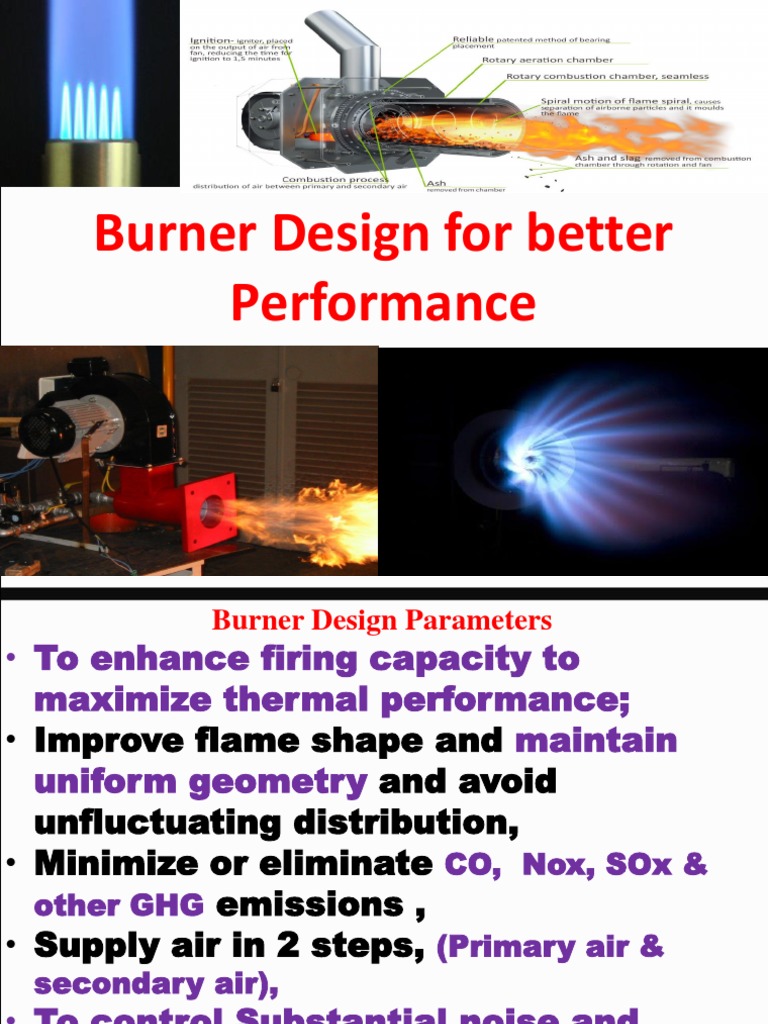 Burner Design 2019 | PDF | Combustion | N Ox