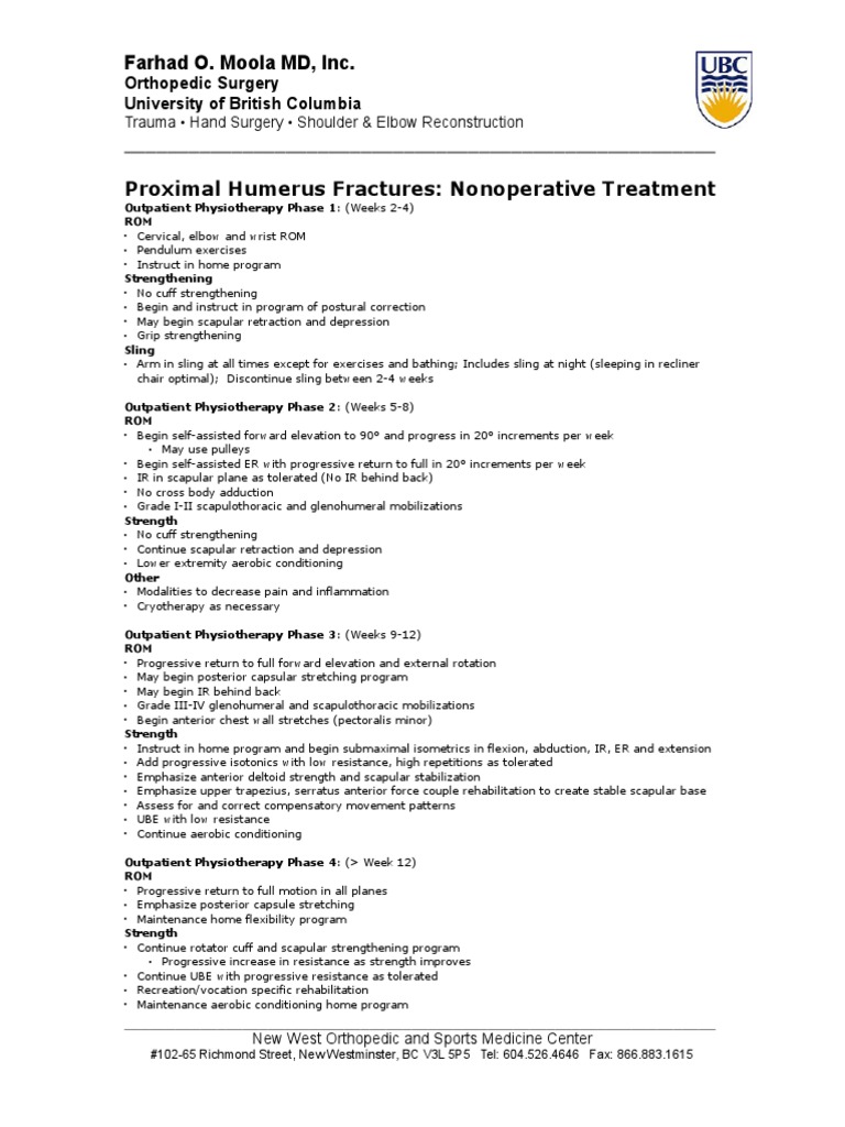 Farhad O. Moola MD, Inc.: Orthopedic Surgery University of British Columbia | PDF | Anatomical ...