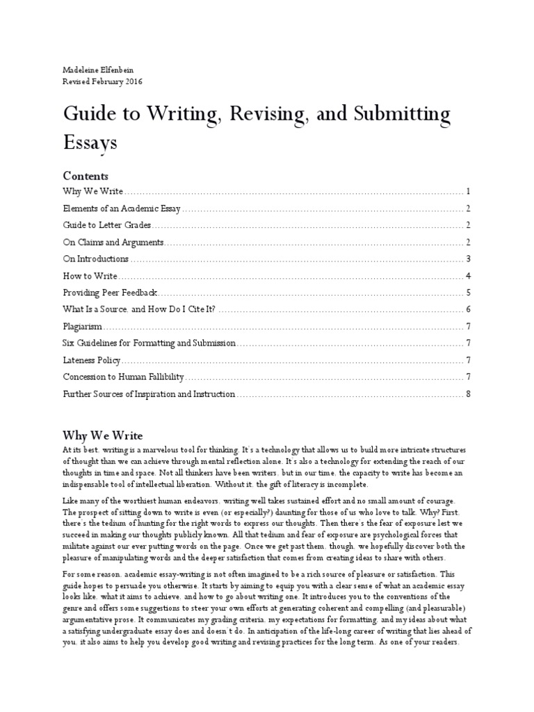 Academic Essay Writing Guide | PDF | Essays | Citation