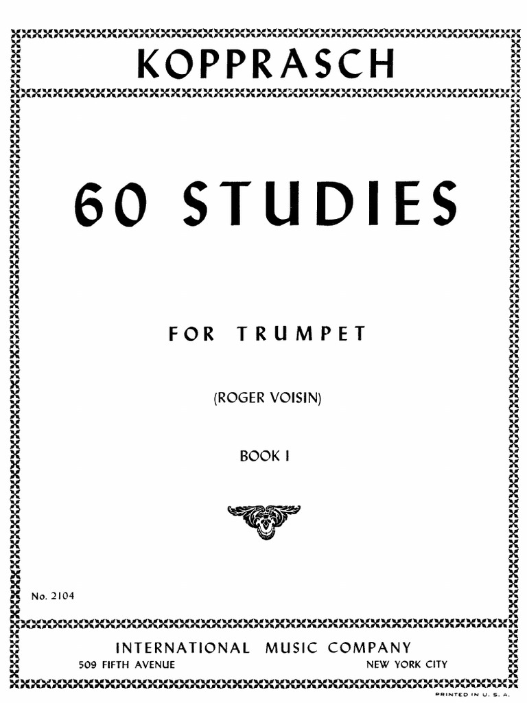 Kopprasch 60 Studies For Trumpet or Horn PDF | PDF