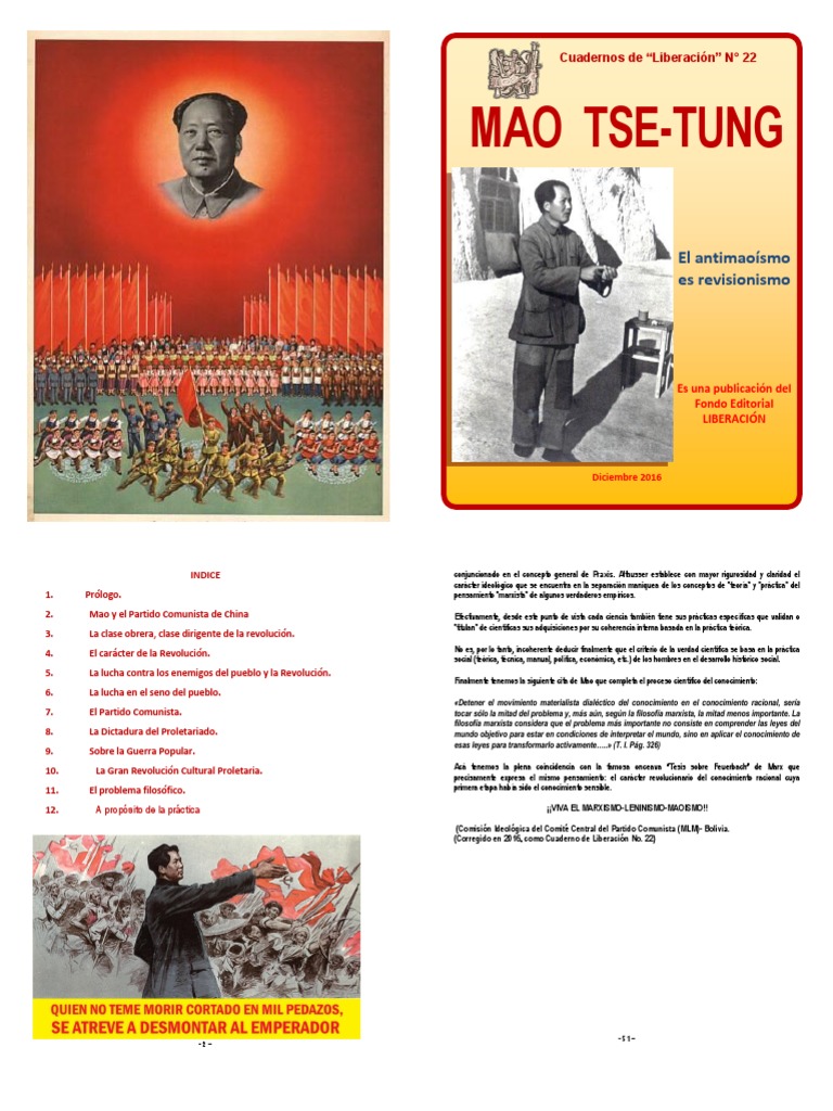 Armado Mao Tse Tung | PDF | Mao Zedong | Karl Marx