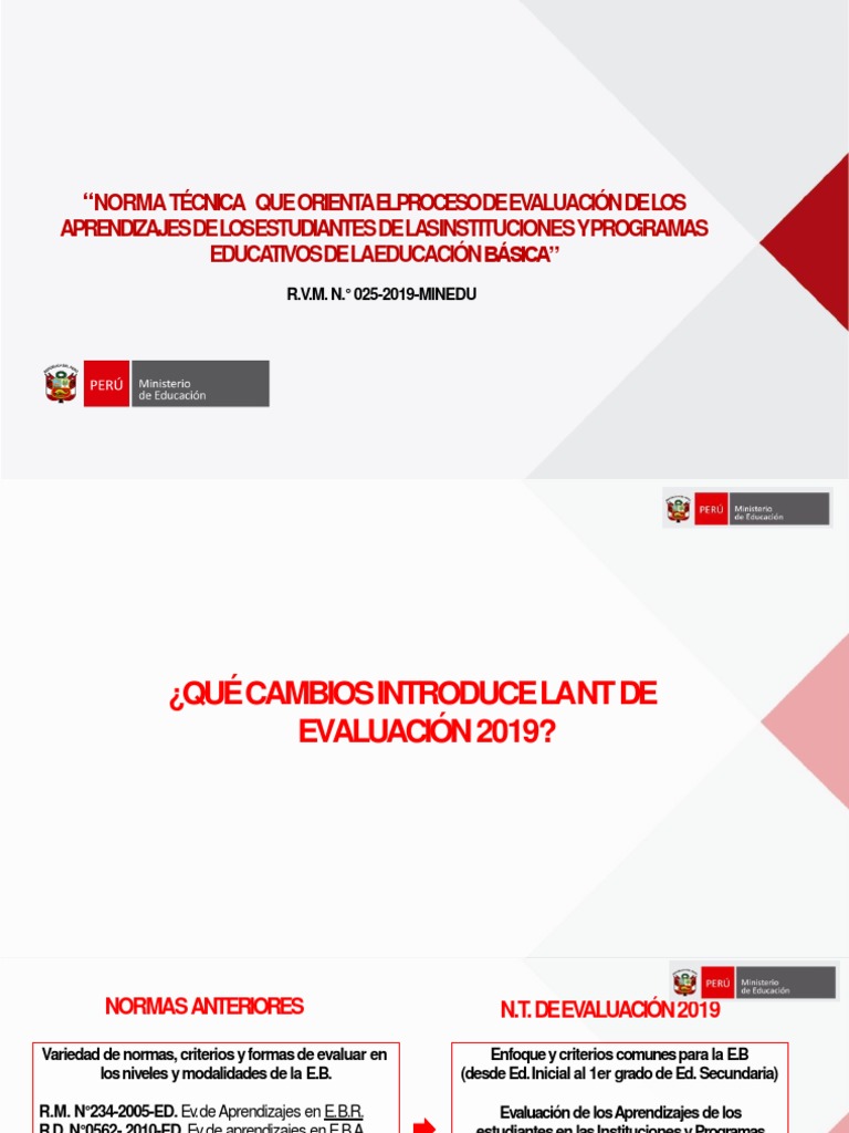 Ppt-Orientaciones para La Evaluación de Aprendizajes | PDF | Evaluación ...