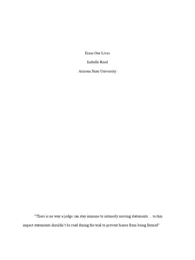 Erase Us All Erase Our Lives | PDF | Judiciary (System Of Justice ...