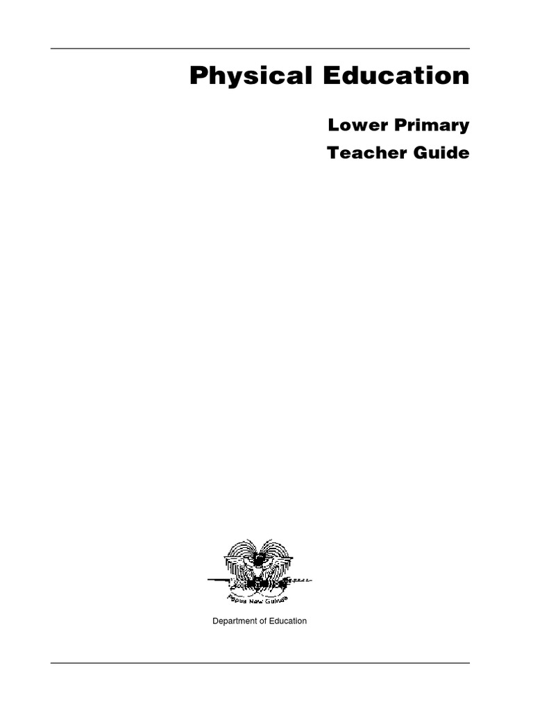 Teachers Guide Lower Primary Physical Education | PDF | Educational ...
