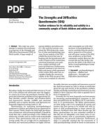 SDQ Excel Tool | PDF | Psychology | Behavioural Sciences