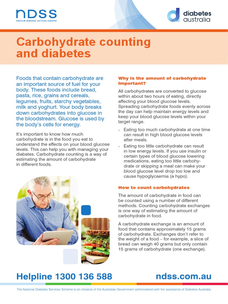 1 - Carbohydrate Counting PDF | PDF | Carbohydrates | Glucose