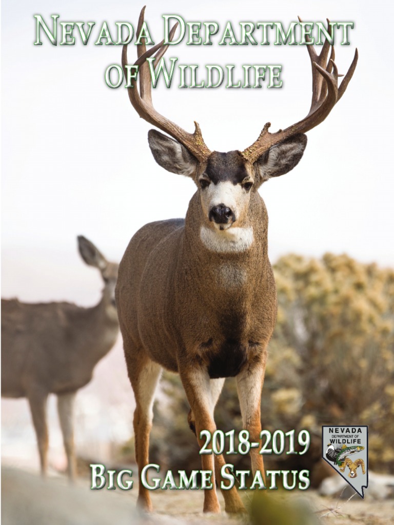 Nevada Department of Wildlife - 2018-2019 Big Game Status Book | PDF ...