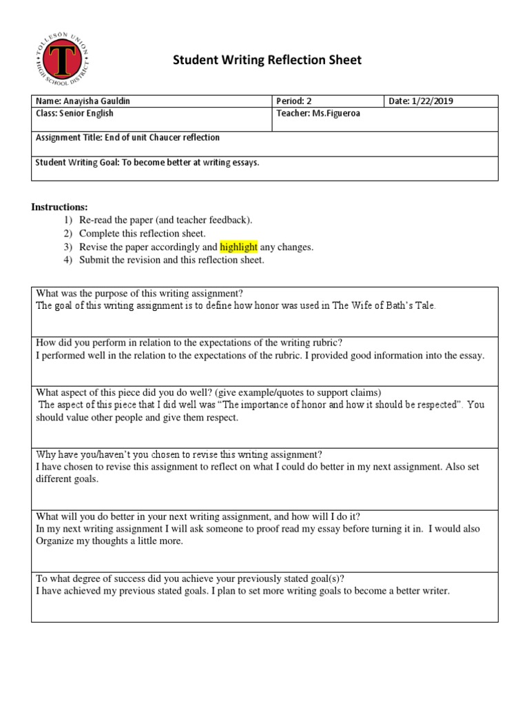 q2 End of Unit Wife of Baths Tale Revision Chaucer 1 | PDF