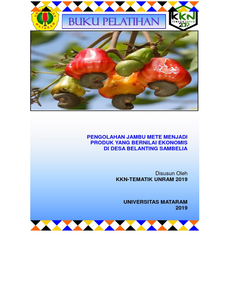 Buku Pelatihan Jambu Mete | PDF