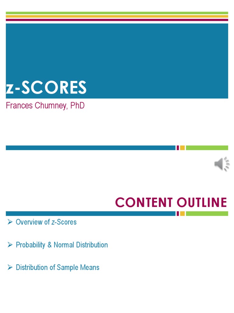 Zscores HANDOUT PDF | PDF | Standard Score | Normal Distribution