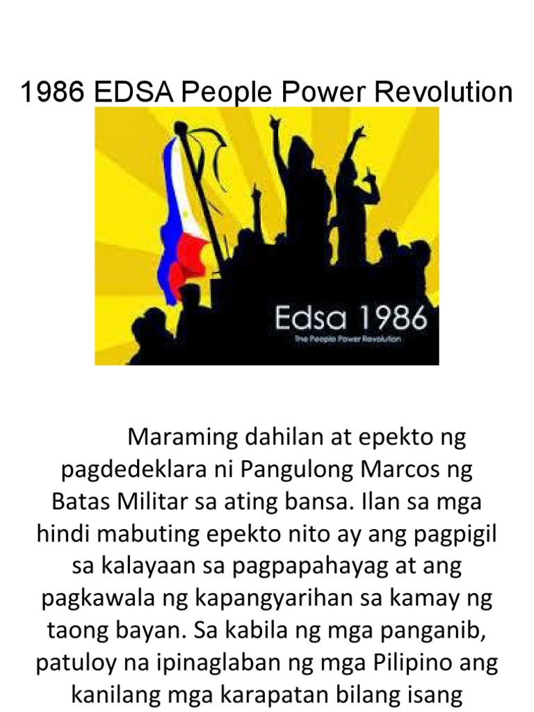 Edsa People Power Revolution | PDF