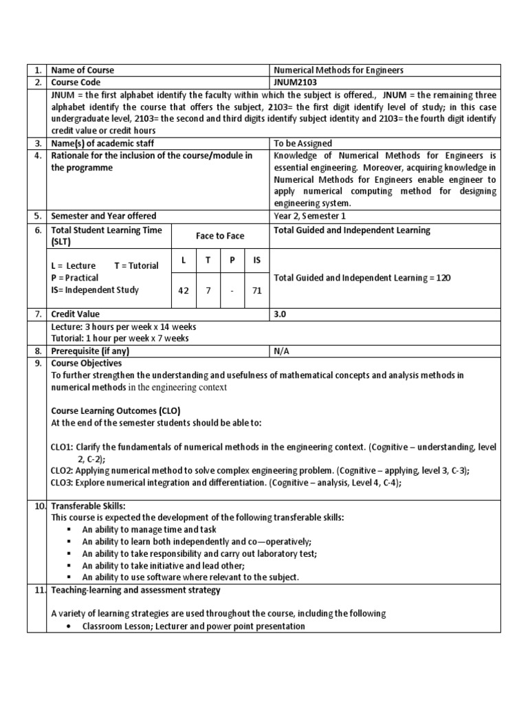 Numerical Methods For Engineers | PDF | Numerical Analysis | Engineering