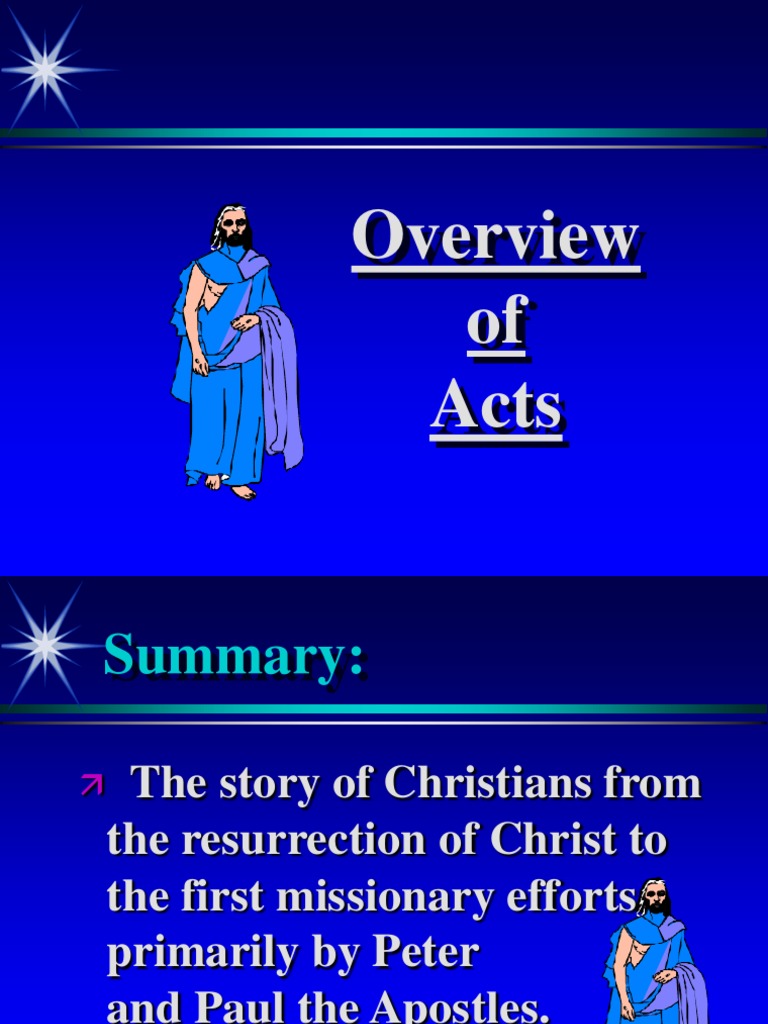 ACTS | PDF | Early Centers Of Christianity | Acts Of The Apostles