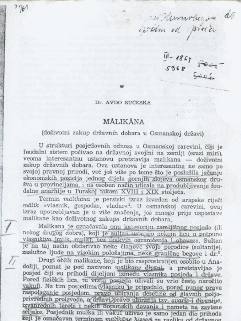 Avdo Suceska Malikana | PDF