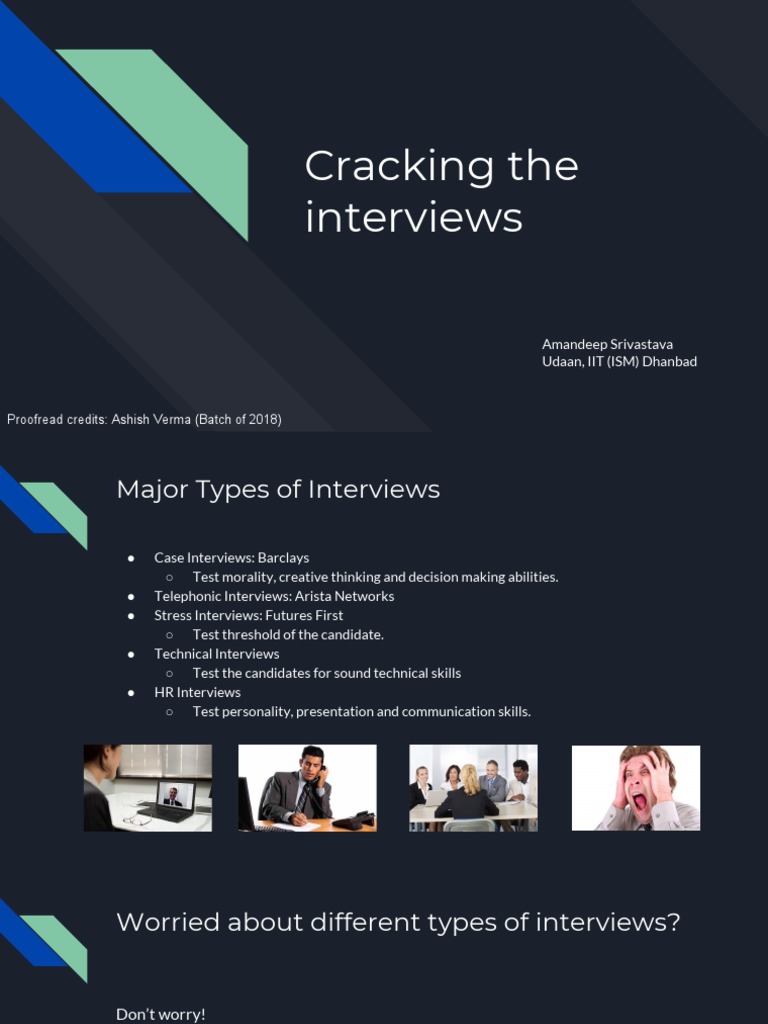 Cracking The Interviews | Download Free PDF | Cognitive Science ...