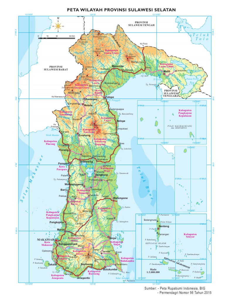 27 Peta Wilayah Prov Sulsel