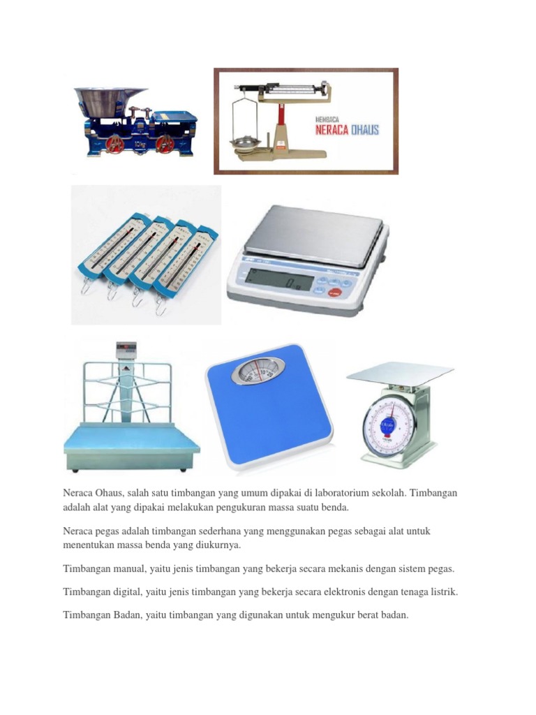 Macam Macam Timbangan | PDF