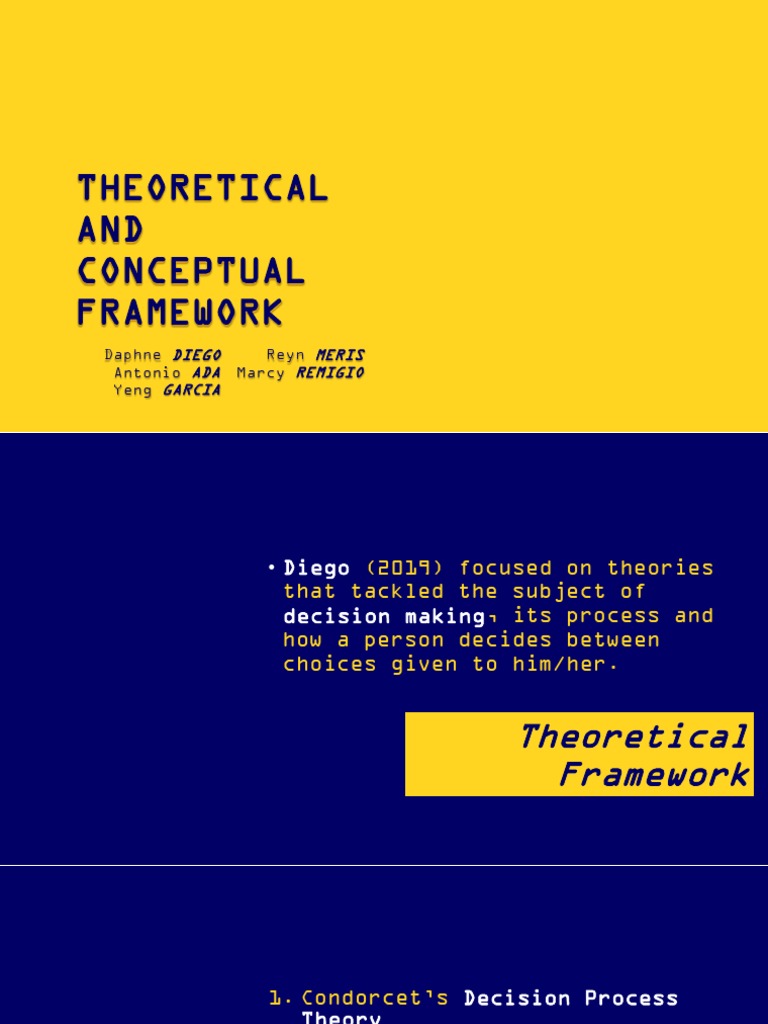 Theoretical and Conceptual Framework Criticism | PDF | Decision Making ...