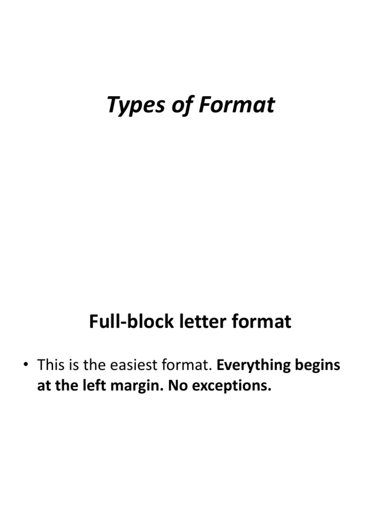 Formats for Business Letters | PDF | Paragraph | Business