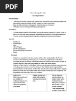 Detailed Lesson Plan in Grade 9 TLE Drafting | PDF | Drawing | Technical Drawing