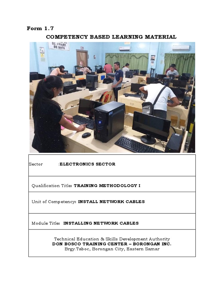 Form 1.7 CBLM COC 2-LO1 | PDF | Osi Model | Computer Network