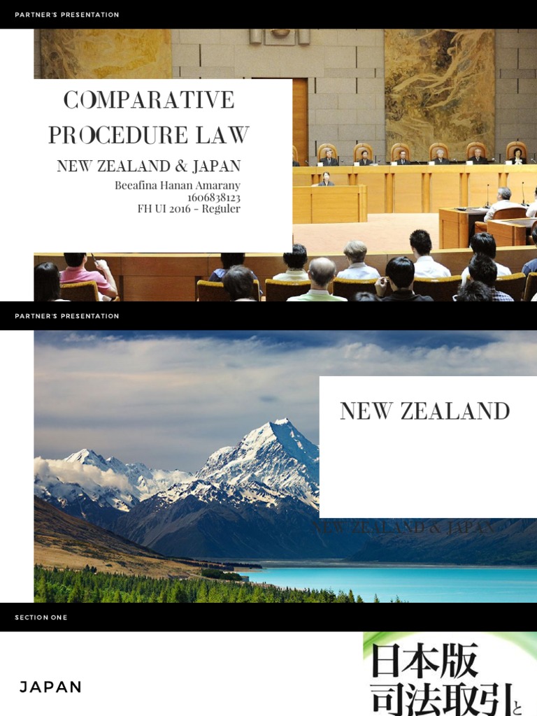 Comparative Criminal Procedure: NZ & Japan | PDF