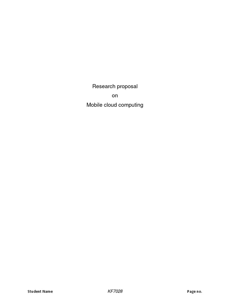 Mobile Cloud Computing Pdf Cloud Computing Computer Network