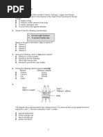Science Form 3 Chapter 1 Stimulus & Response (Multiple Choice Questions ...