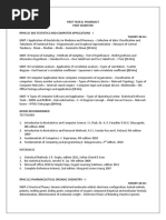 M.pharm. Pharmaceutical Chemistry Syllabus | PDF | Chemical Reactions ...