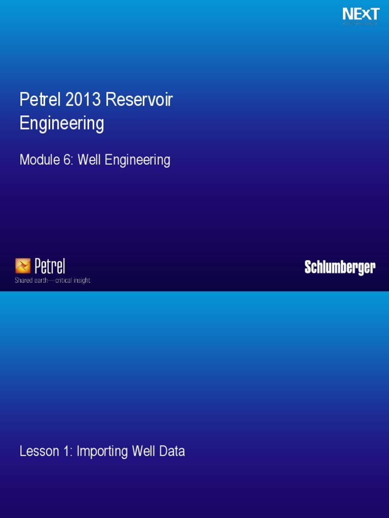 PETREL Well Engineering | PDF | File Format | Computer File