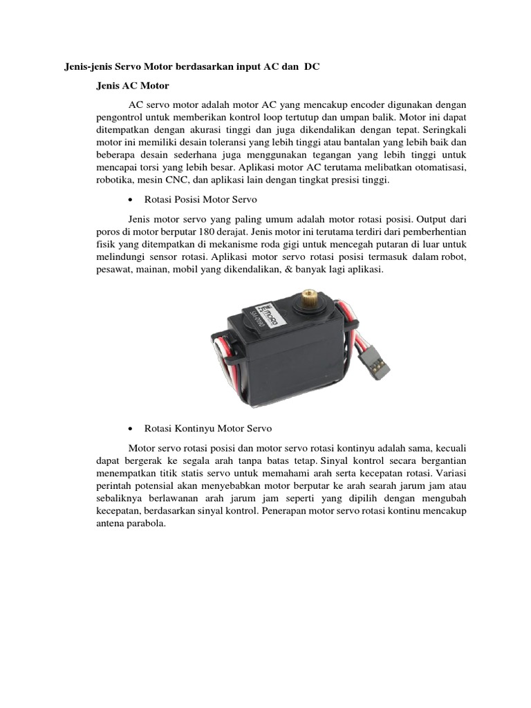 Jenis Servo Pdf