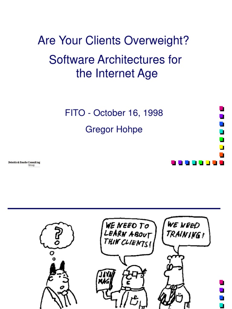 Thin Client vs. Fat Client Architectures | PDF | Hypertext Transfer ...