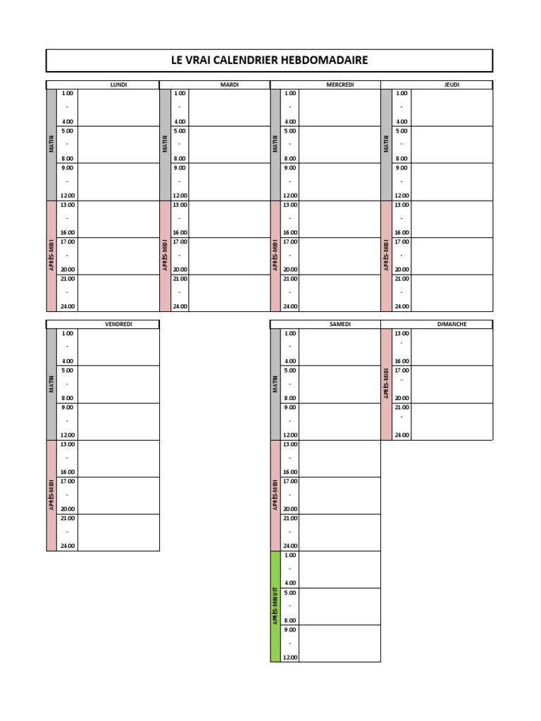 Le Vrai Calendrier | PDF
