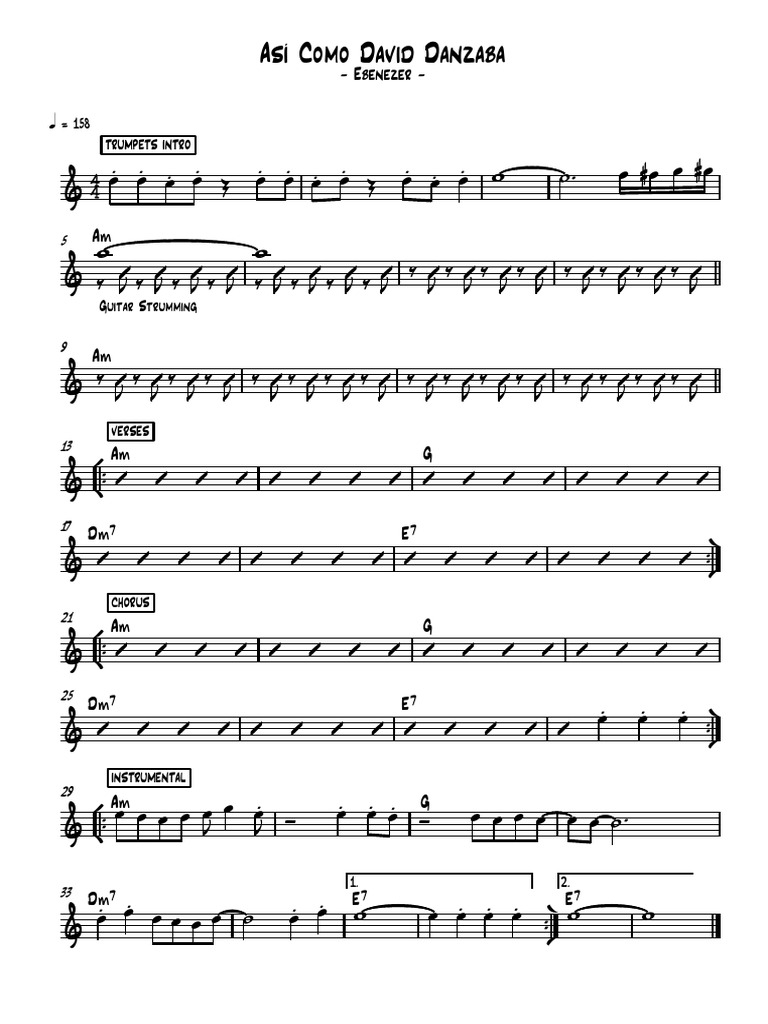 Así Como David Danzaba | PDF