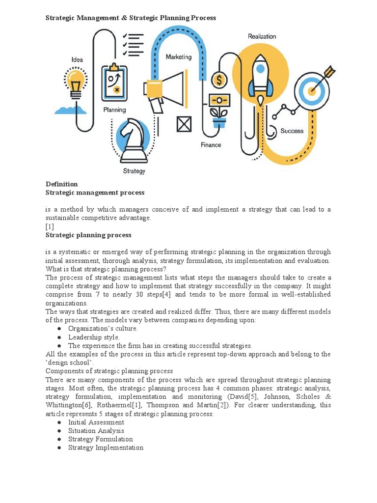 Strategic Management & Strategic Planning Process | PDF | Strategic ...