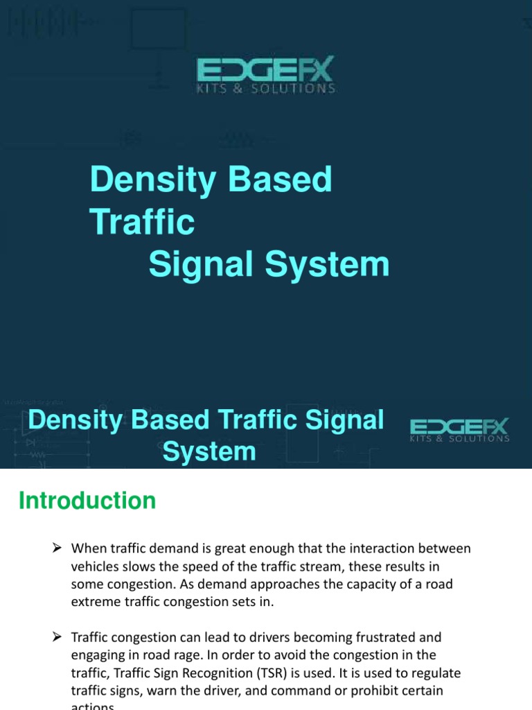 Density Based Traffic Signal System | PDF | P–N Junction | Transformer