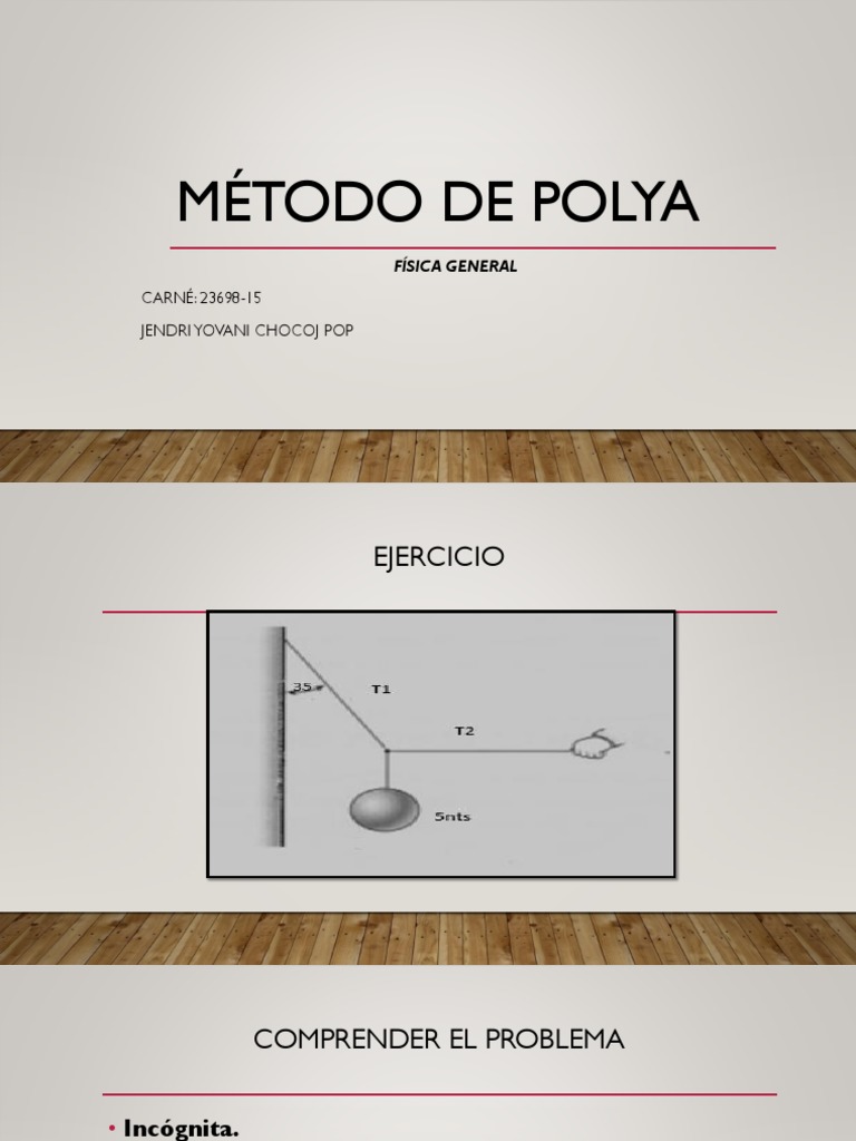 Método de Polya | PDF | Física | Mecánica