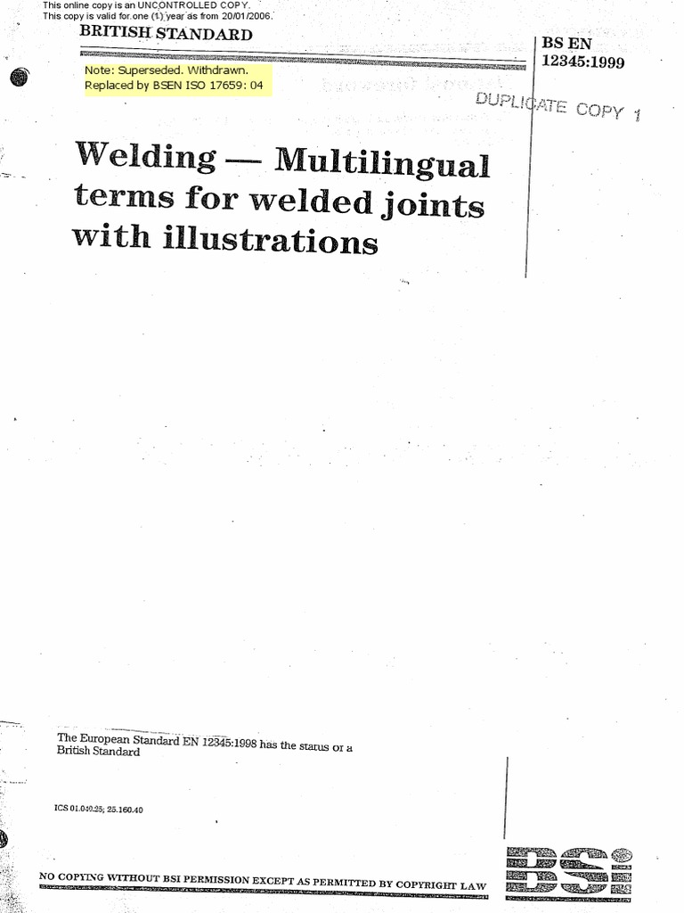 BS en 12345 PDF | PDF