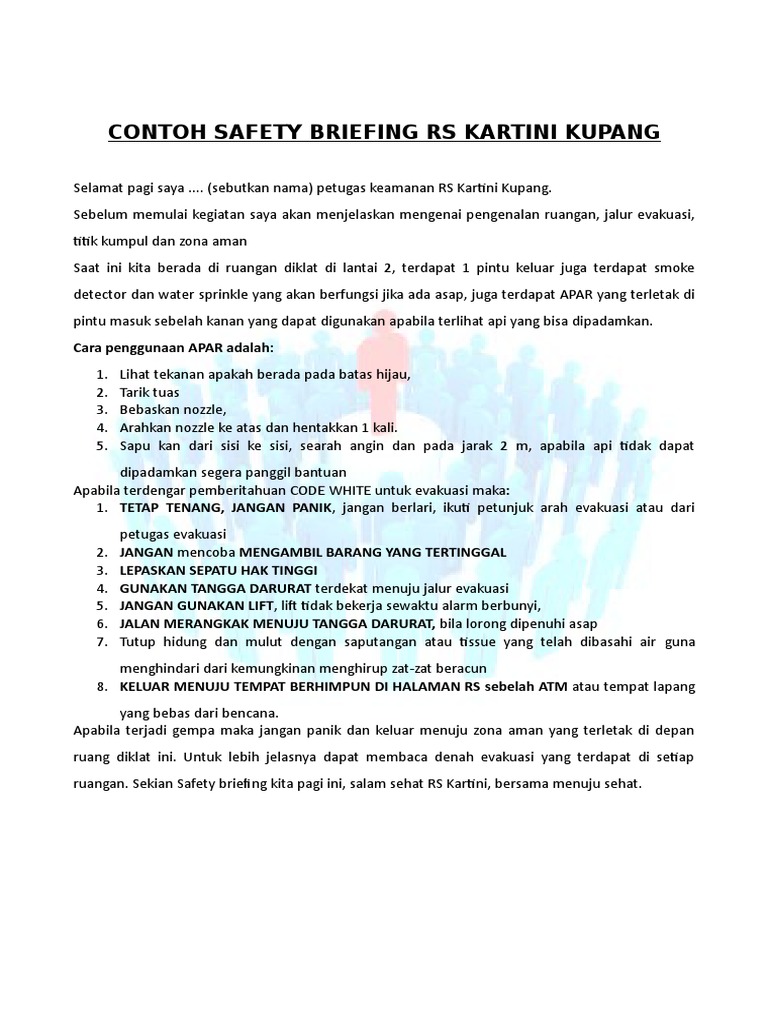 Safety Briefing | PDF