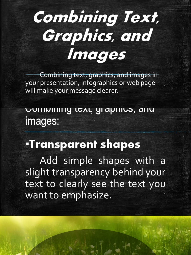 Combining Text, Graphics, and Images | PDF | Image Editing | Photo ...
