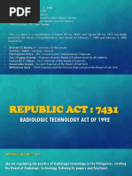 Ra 7431 | PDF | Radiology | Radiation
