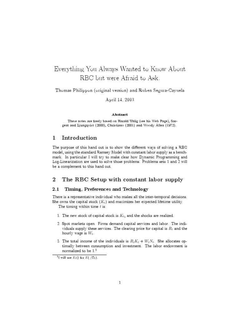 RBC PDF | PDF | Eigenvalues And Eigenvectors | Markov Chain