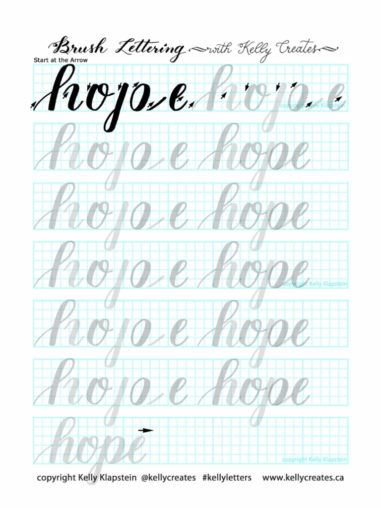 Nov2016 Free Hope Worksheet KellyKlapstein KellyCreates | PDF