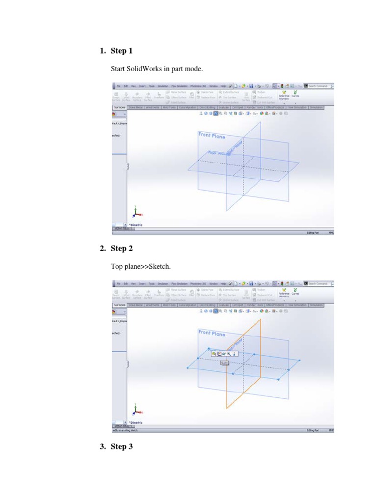 Drawing A Screw Solidworks PDF | PDF